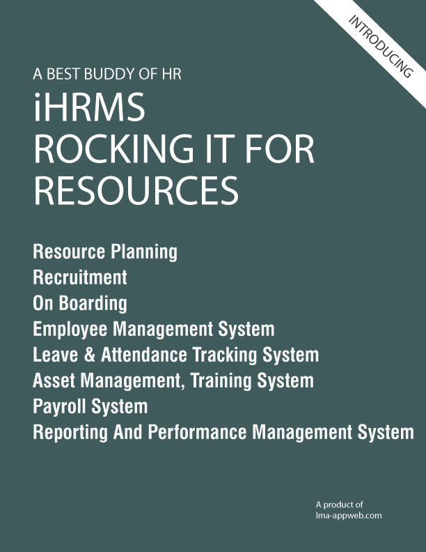iHRMS – Complete HR & Resource Management Solution